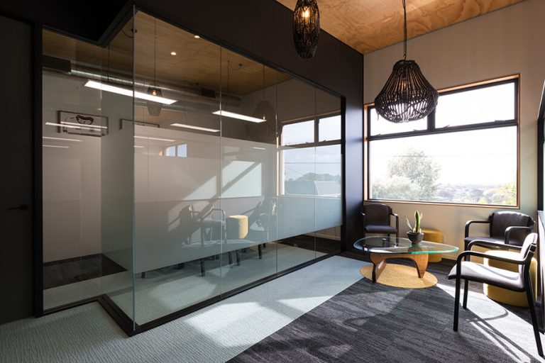 Potters 132mm Aluminium Partitioning | Potter Interior Systems